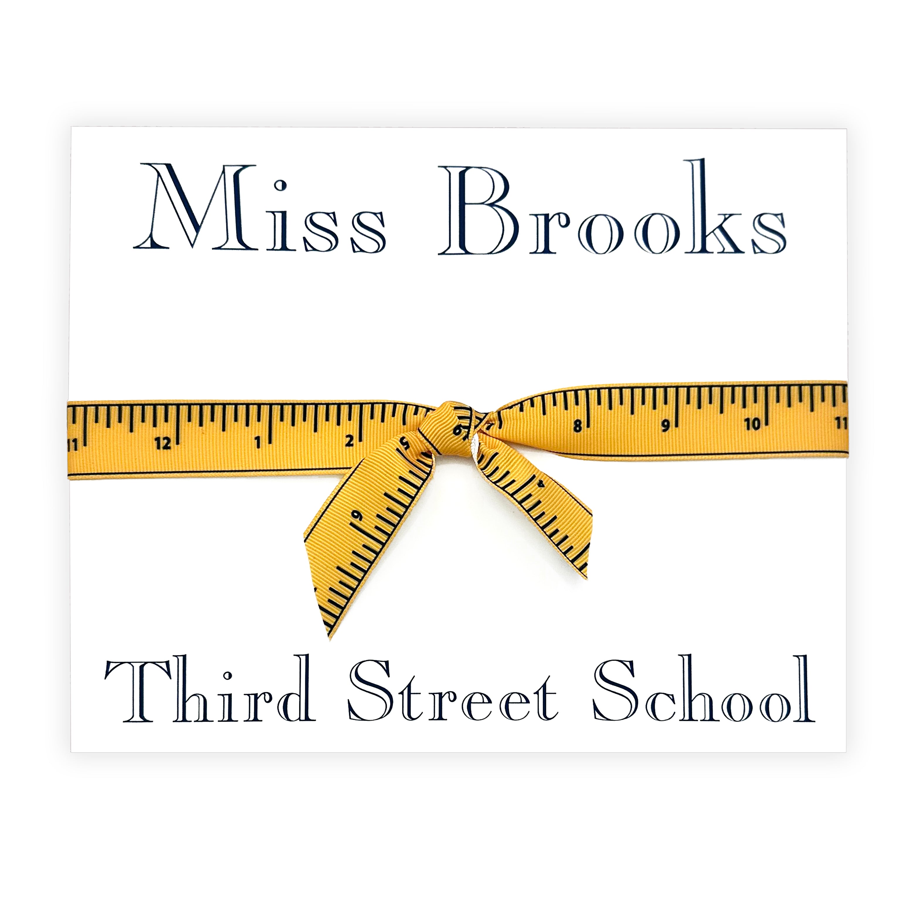 Luxe Original Initial Notepad – Black Ink